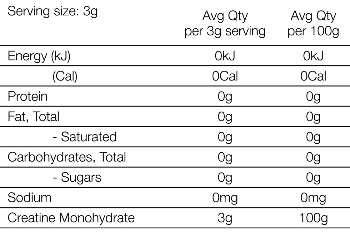 Evolve Creatine Monohydrate - Australian Sports Nutrition