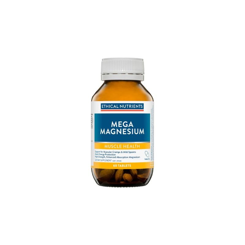 Ethical Nutrients Mega Magnesium Tablet - Australian Sports Nutrition