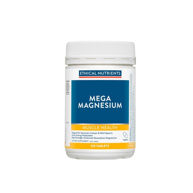 Ethical Nutrients Mega Magnesium Tablet - Australian Sports Nutrition