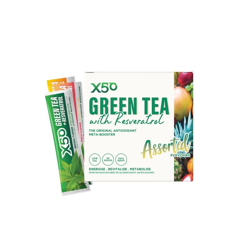 X50 Green Tea + - Australian Sports Nutrition