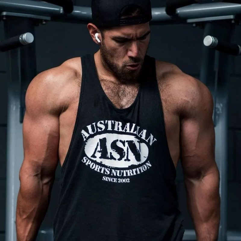 Australian Sports Nutrition Ringer Singlet - Australian Sports Nutrition