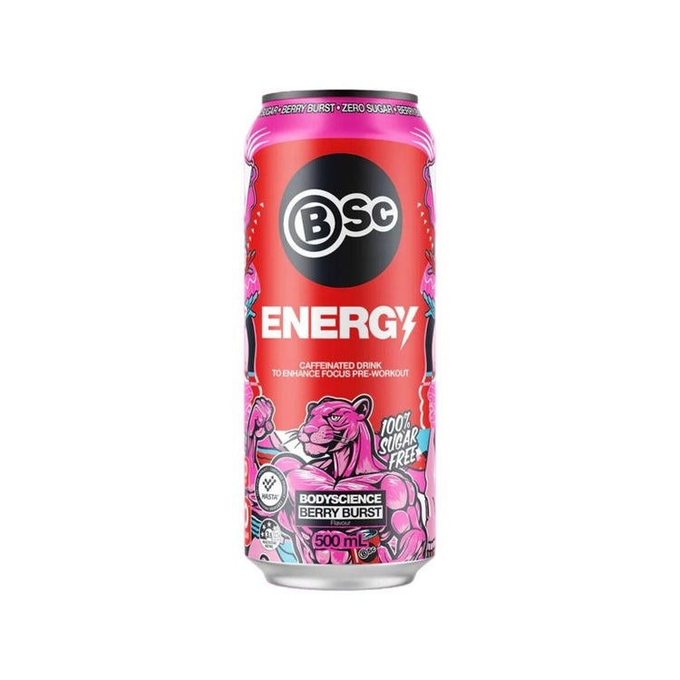 BSc Supplements Energy Drink 500ml RTD - Australian Sports Nutrition