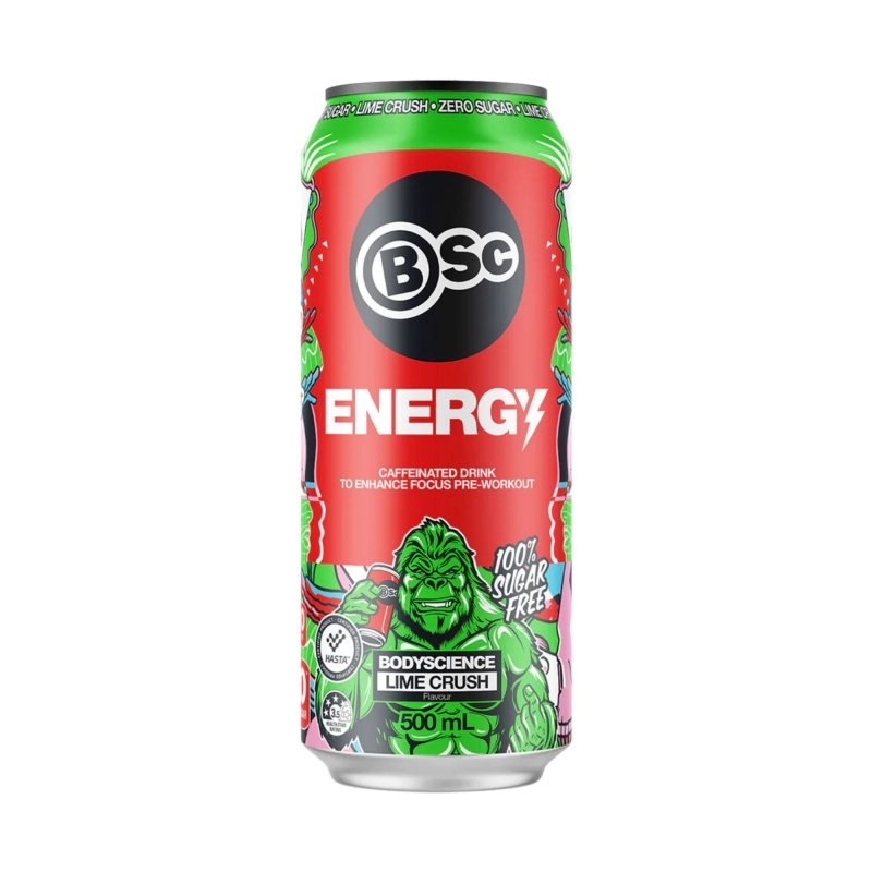 Body Science BSC Energy Drink 500ml RTD - Australian Sports Nutrition