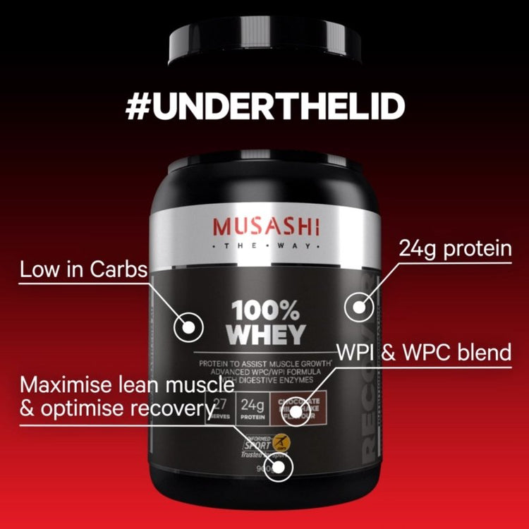 Musashi 100 Whey - Australian Sports Nutrition